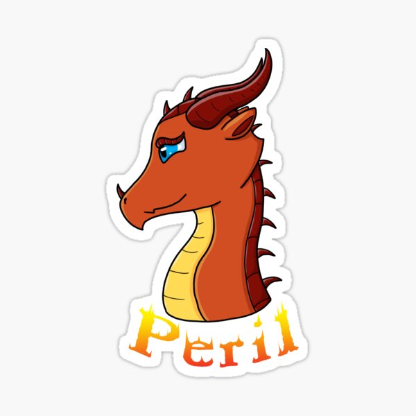 "Peril Wings of Fire Sticker" Sticker by Sasha-the-kitty | Redbubble