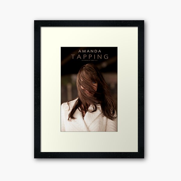 "Amanda Tapping - HAIR" Framed Art Print for Sale by Filmart | Redbubble