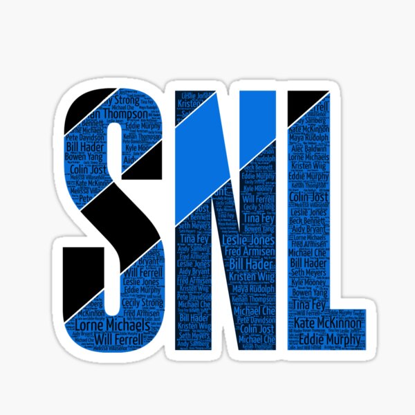 "SNL" Sticker by Gold33 | Redbubble