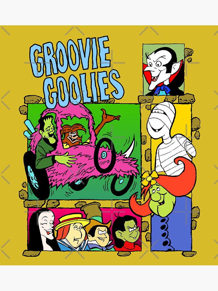 "Groovie Goolies" Sticker for Sale by Pop-Pop-P-Pow | Redbubble
