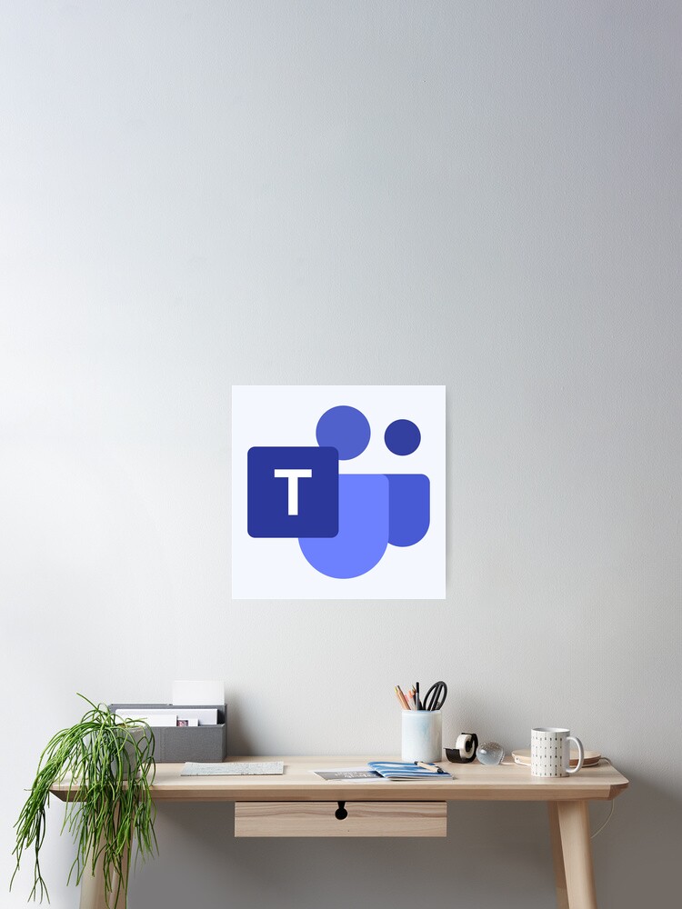 "Microsoft Teams Icon" Poster for Sale by AGM97 | Redbubble
