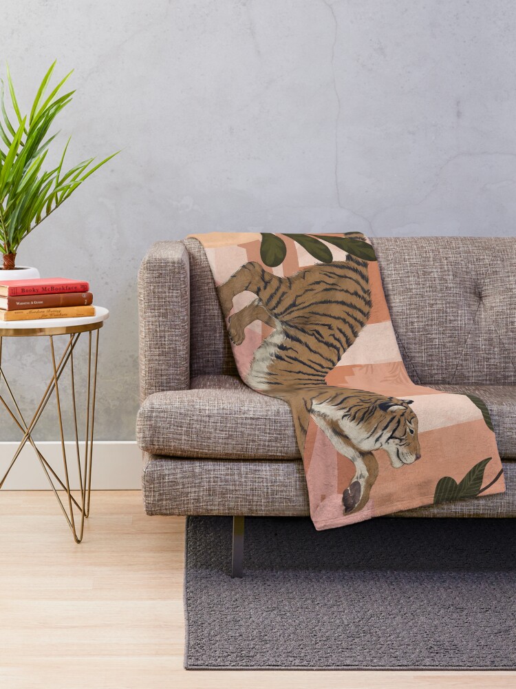 "Easy Tiger" Throw Blanket for Sale by lauragraves | Redbubble