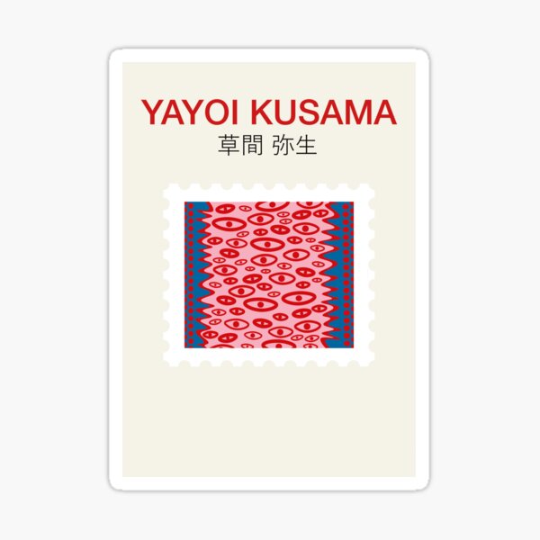 Yayoi Kusama Stickers | Redbubble