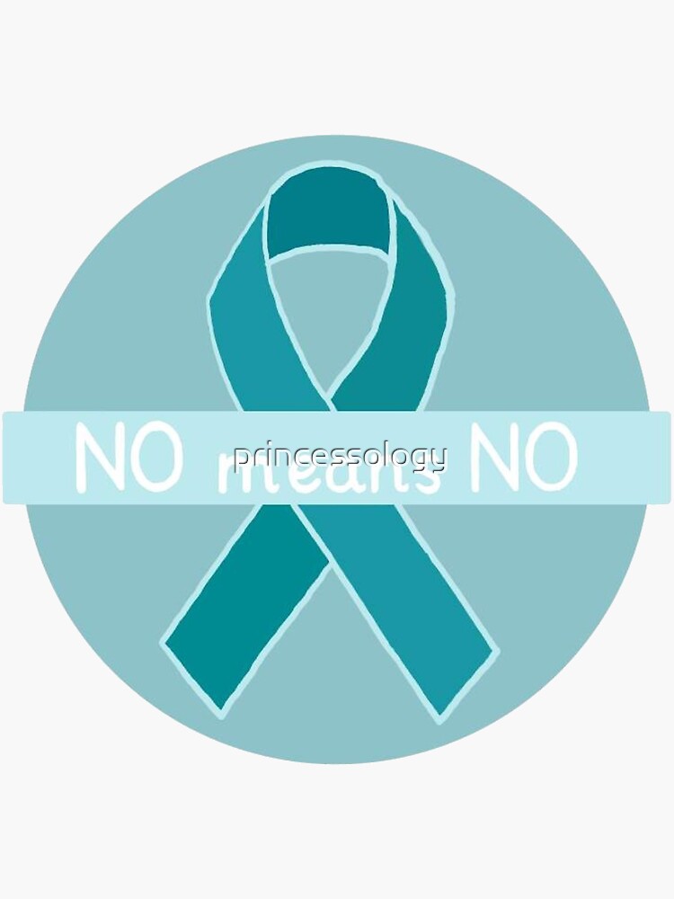 "Sexual assault awareness ribbon png" Sticker for Sale by princessology ...
