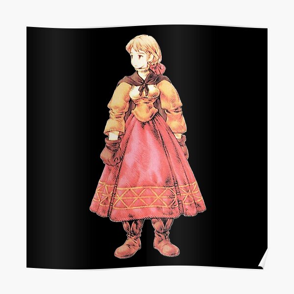 "Final Fantasy Tactics Alma Beoulve" Poster by CassidyCreates | Redbubble