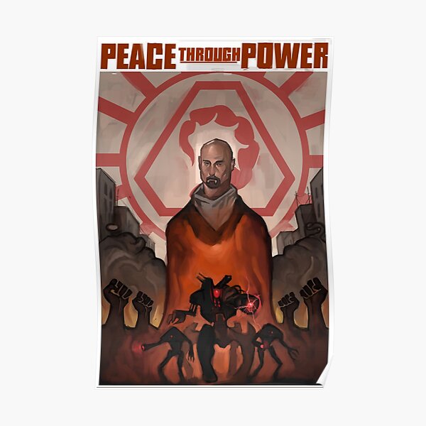 "'Peace Through Power' Kane Print" Poster for Sale by buddykaroon ...