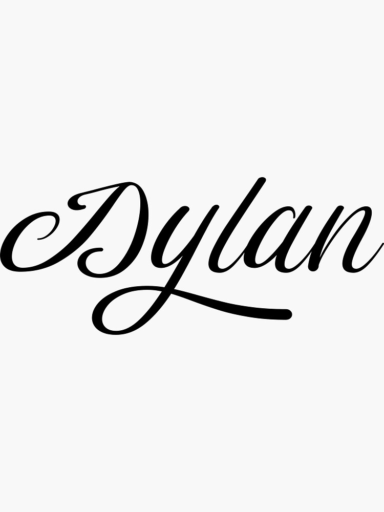 Pegatina «Nombre Dylan» de gulden | Redbubble