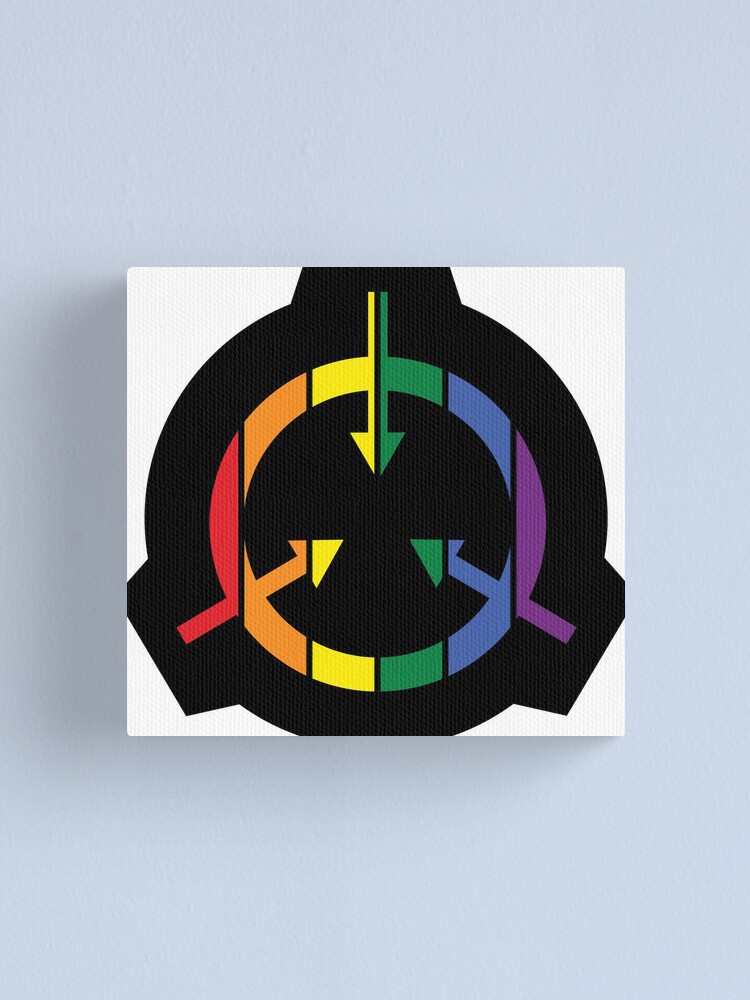 "SCP Rainbow Single Logo" Canvas Print for Sale by ToadKingStudios ...