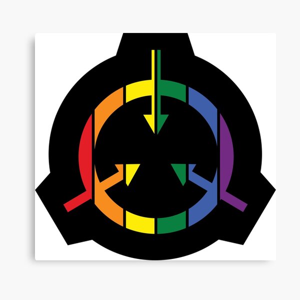 "SCP Rainbow Single Logo" Canvas Print for Sale by ToadKingStudios ...