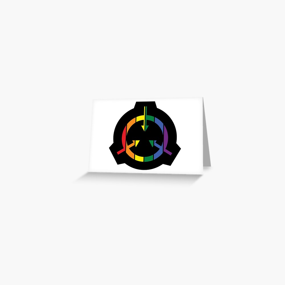 "SCP Rainbow Single Logo" Greeting Card for Sale by ToadKingStudios ...