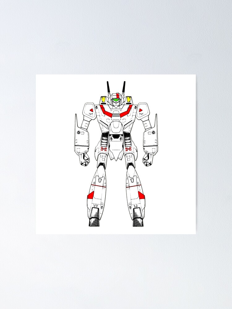 "Robotech VF 1J Armed" Poster for Sale by GSunrise | Redbubble