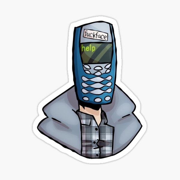 "Dialtown Randy Jade "Help"" Sticker for Sale by FatmaTheTomato | Redbubble