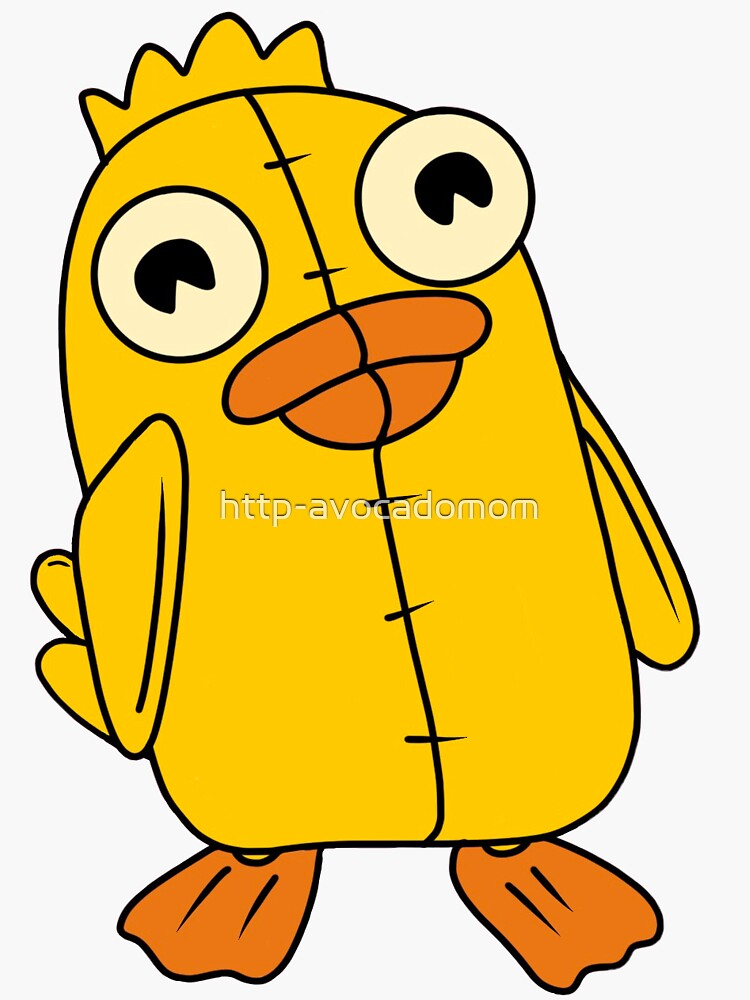 "Ducky Momo" Sticker for Sale by http-avocadomom | Redbubble
