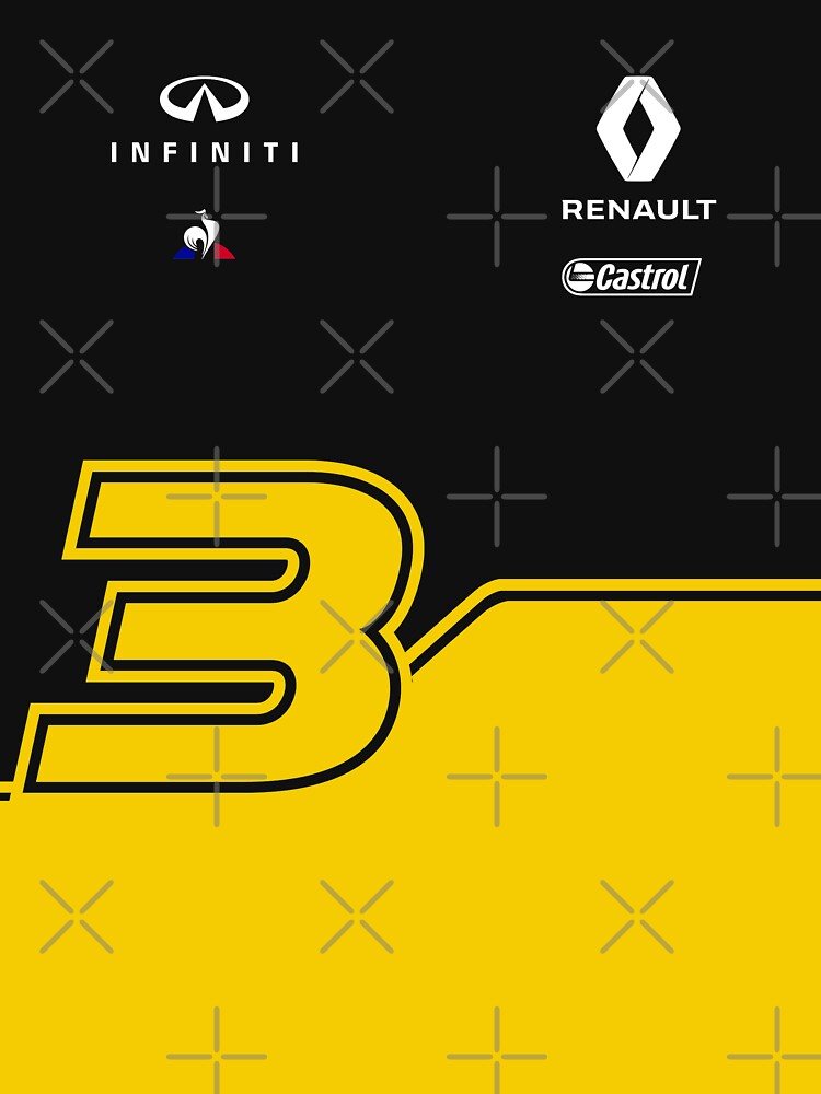 "R.S. Formula One Team - Daniel Ricciardo #3" T-shirt for Sale by ...