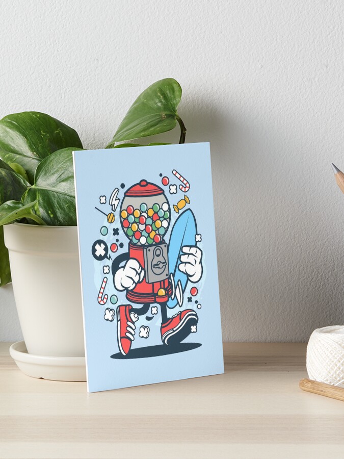 "Candy Machine Surf Kids Cartoon Surfing 80s Funny Character Cartoons ...