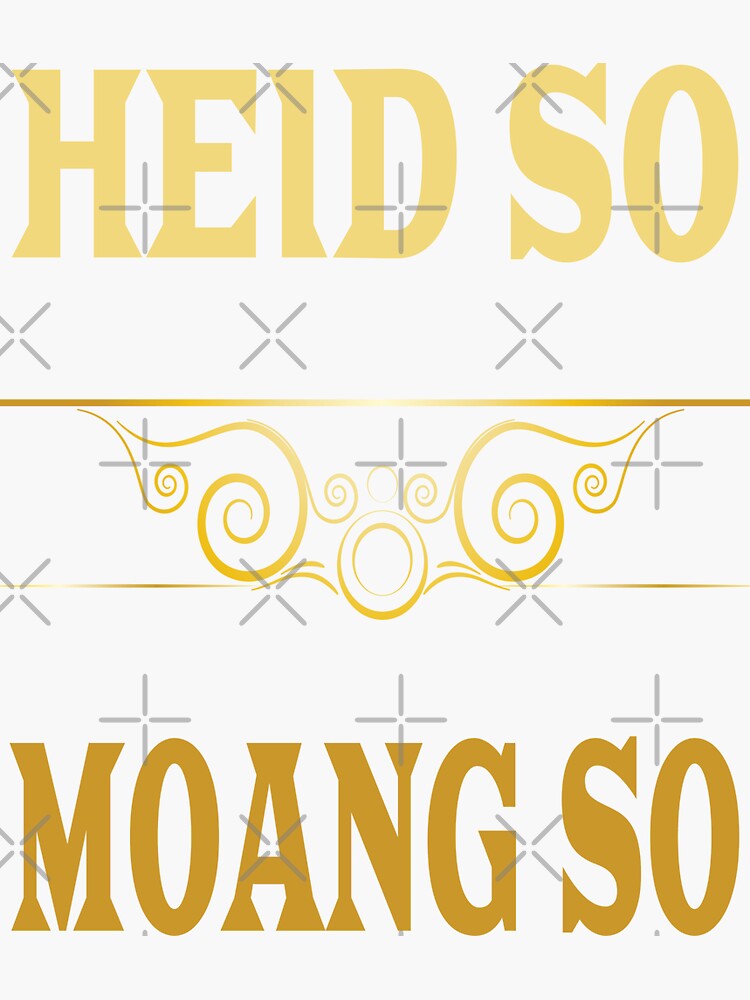"Heid so moang so - Bavarian party design" Sticker by madrigenum ...