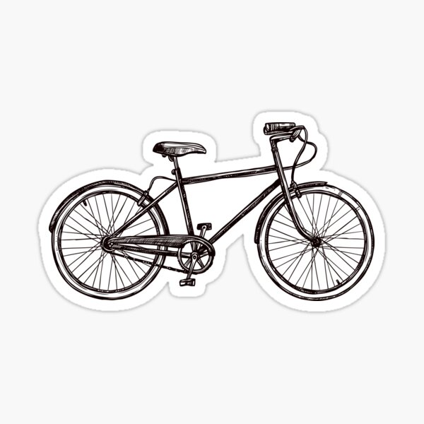 "Classic Bike " Sticker for Sale by tambustore | Redbubble