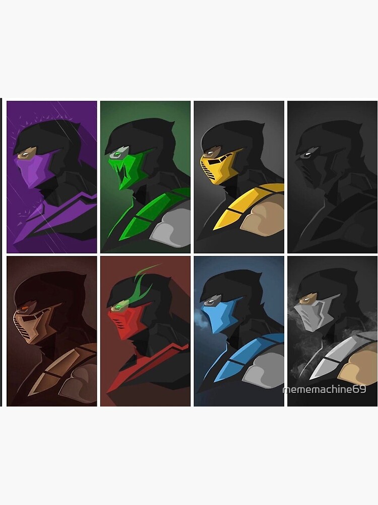 "Mortal Kombat Ninjas" Photographic Print for Sale by mememachine69 ...