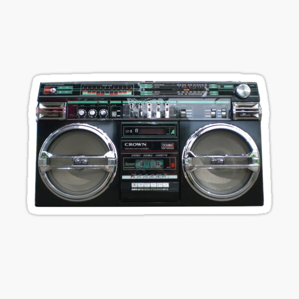 "Boom Box " Sticker by Alpinkall | Redbubble