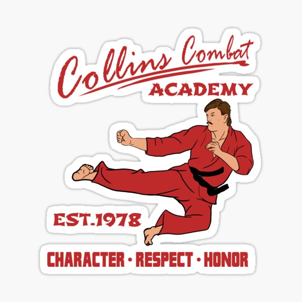 "Collins Retro" Sticker by CollinsCombat1 | Redbubble