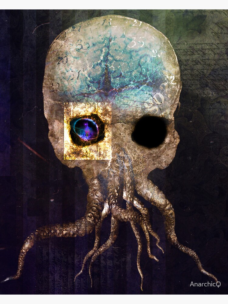 "Skull of Cthulhu" Art Print for Sale by AnarchicQ | Redbubble