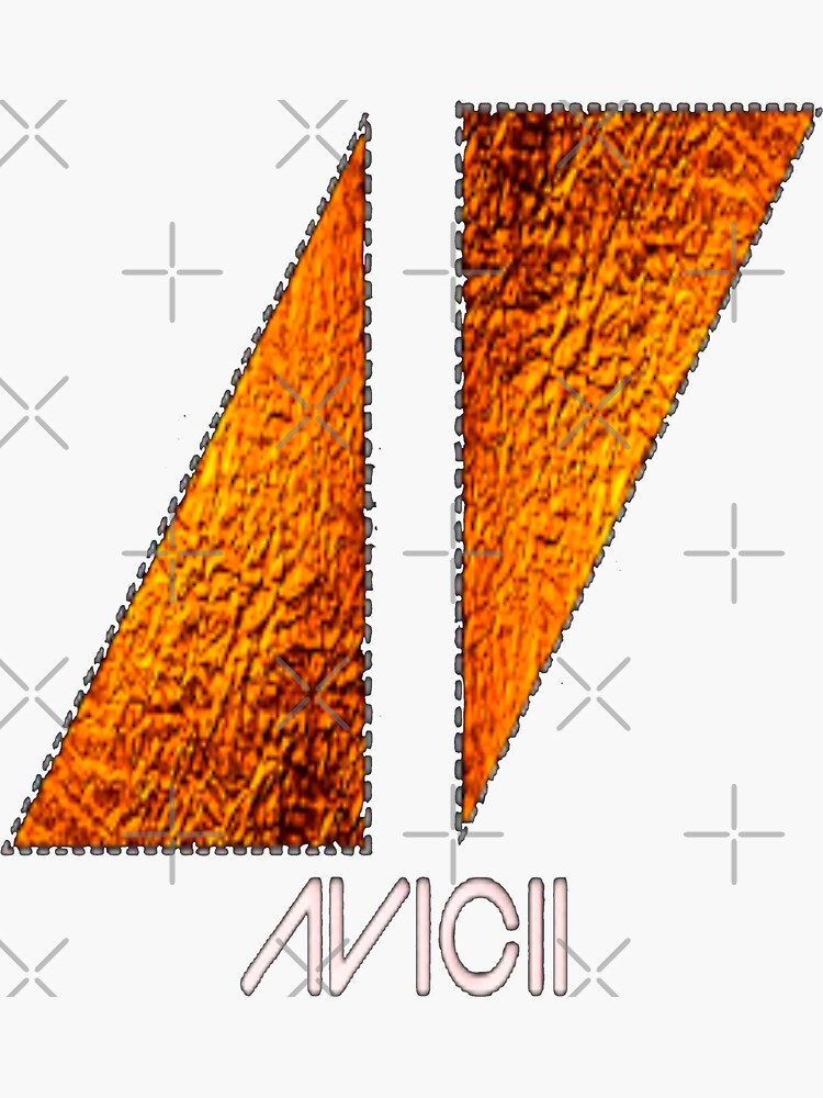 "Avicii Logo" Sticker by AlexaGoodies25 | Redbubble