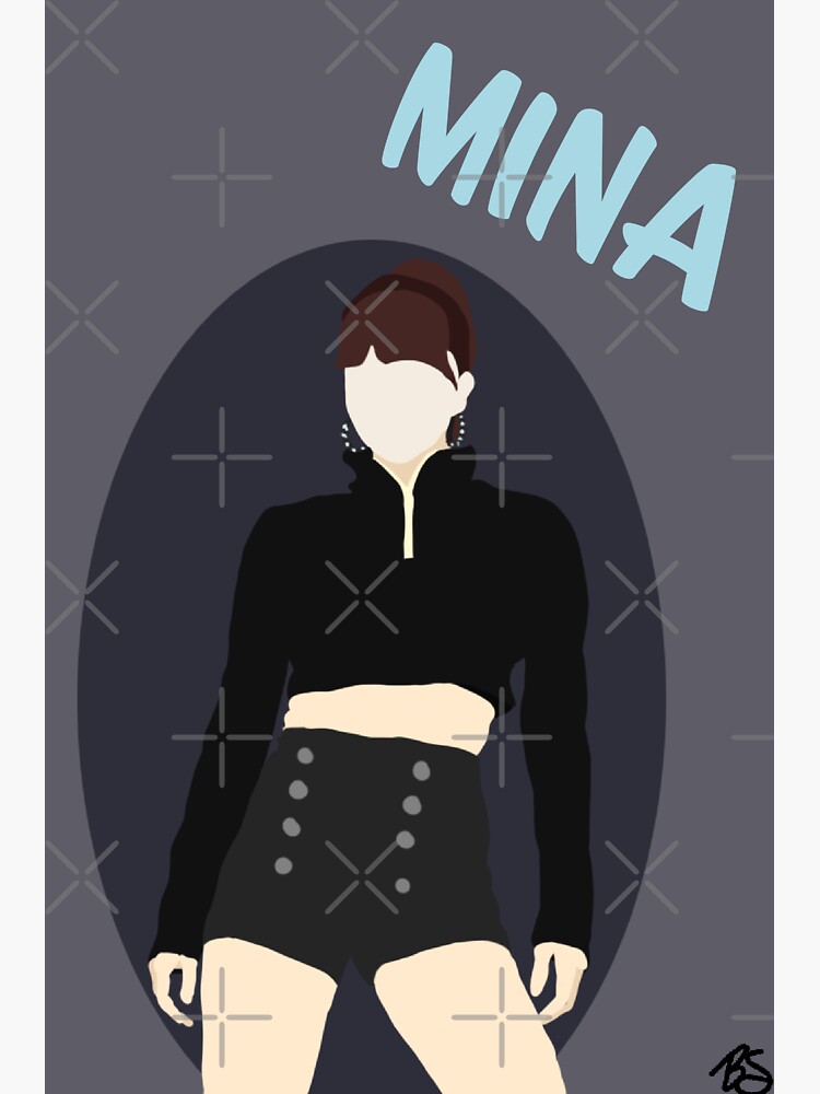 "TWICE Mina" Sticker by PsykoShipper | Redbubble