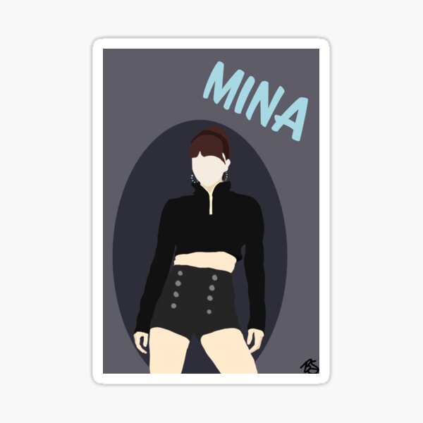 "TWICE Mina" Sticker by PsykoShipper | Redbubble
