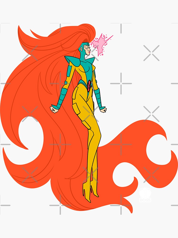 "firey" Sticker by beefcakeboss | Redbubble