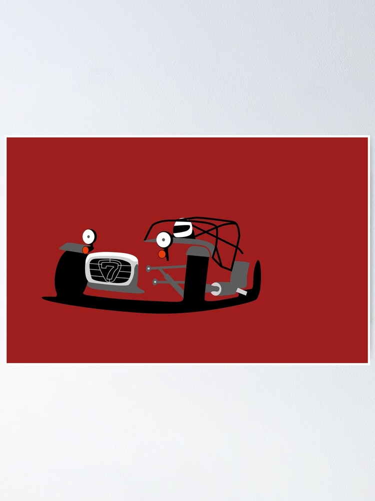 "Caterham Fireblade" Poster for Sale by 3pedaldriving | Redbubble