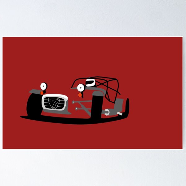 "Caterham Fireblade" Poster for Sale by 3pedaldriving | Redbubble