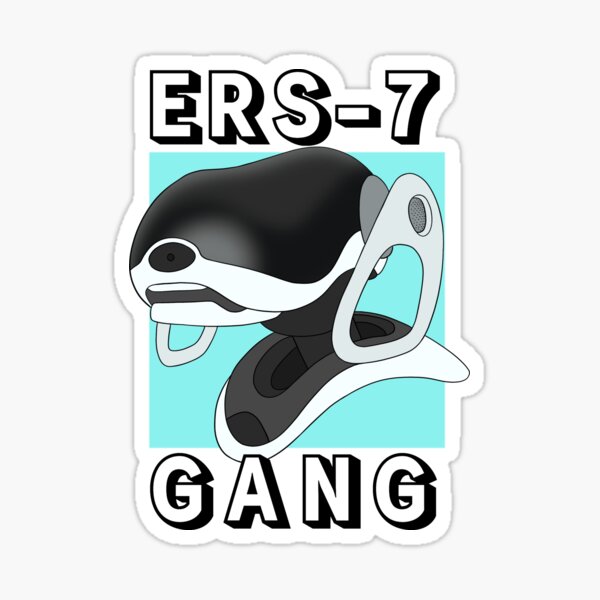 "Aibo ERS-7 Gang White" Sticker for Sale by -Spork- | Redbubble