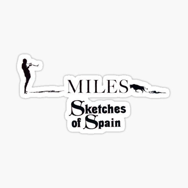 "Miles" Sticker by KindofBlue2020 | Redbubble