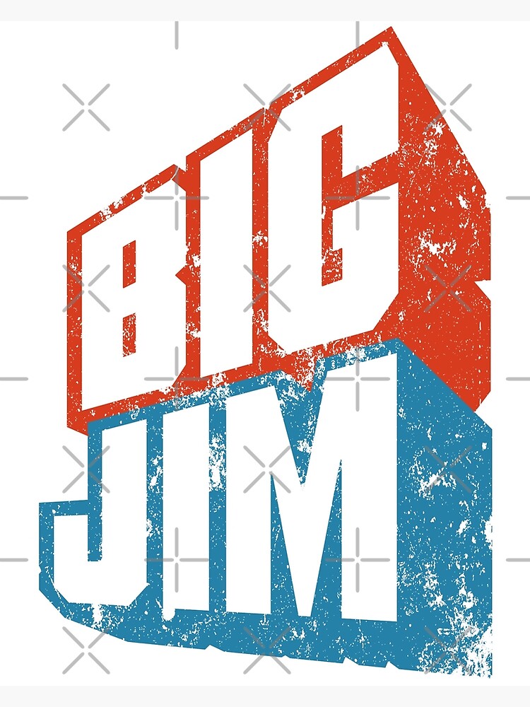 "Big jim" Poster for Sale by Retrorockit | Redbubble