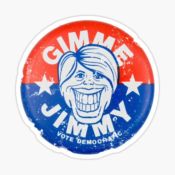 " Jimmy Carter " Sticker for Sale by Retrorockit | Redbubble