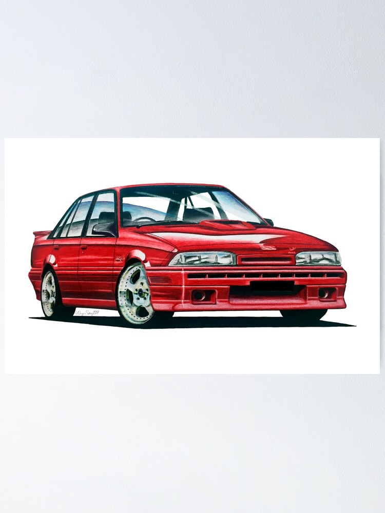 "1986 VL Holden Commodore SS Group A" Poster for Sale by EAandDW ...