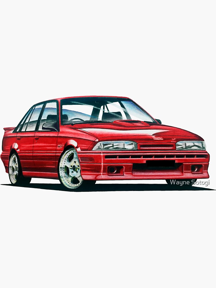 "1986 VL Holden Commodore SS Group A" Sticker for Sale by EAandDW ...