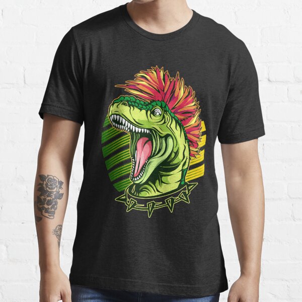 "Punk T-Rex Dinosaur" T-shirt for Sale by Meliafroggy | Redbubble ...