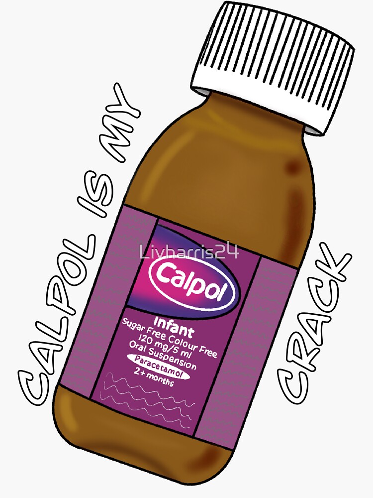 "Calpol " Sticker for Sale by Livharris24 | Redbubble