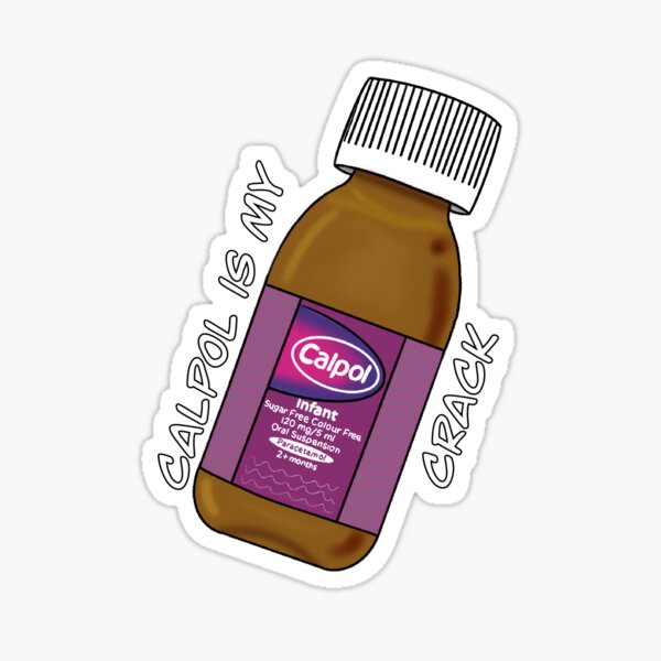 "Calpol " Sticker for Sale by Livharris24 | Redbubble