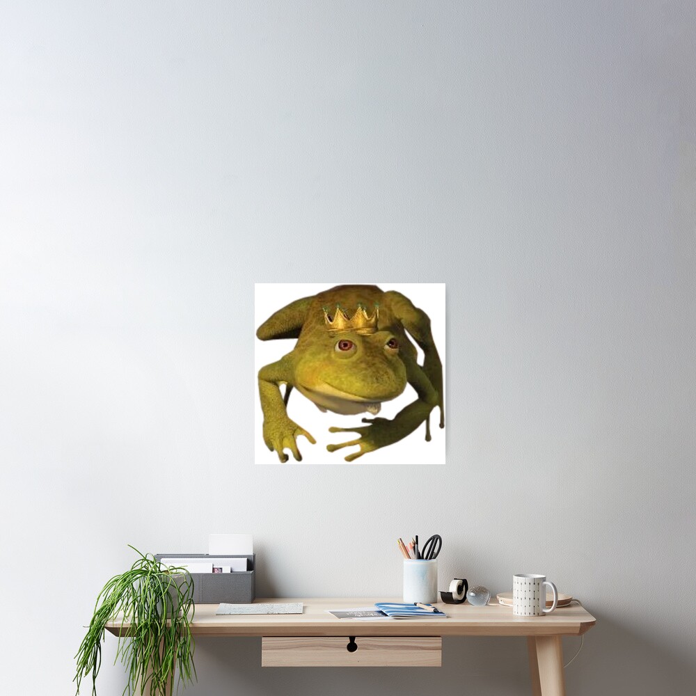 "King Harold Frog-Shrek" Poster for Sale by Hollias | Redbubble