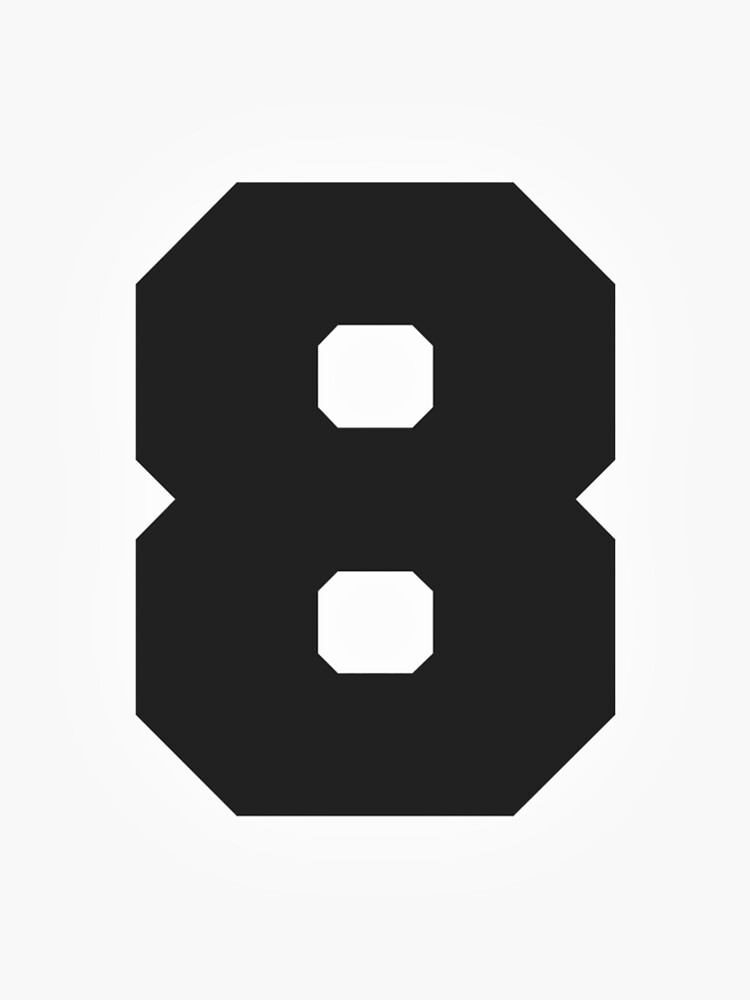 "Eight" Sticker for Sale by itsmutant | Redbubble