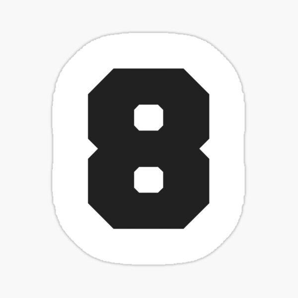 "Eight" Sticker for Sale by itsmutant | Redbubble