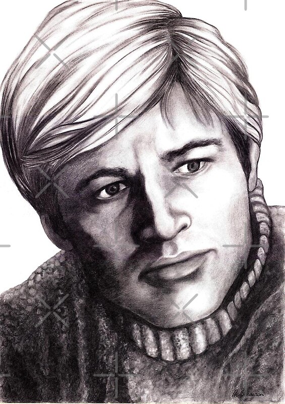 "Robert Redford celebrity portrait" by Margaret Sanderson | Redbubble