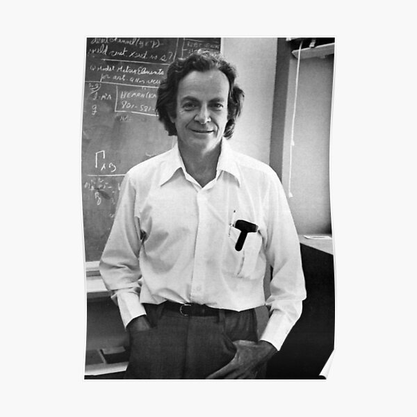 Richard Feynman Posters | Redbubble