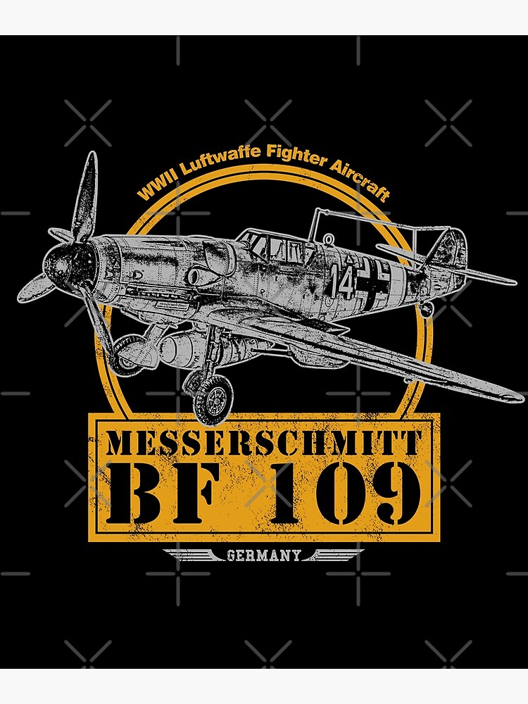 "Messerschmitt Bf 109 WW2 Fighter Aircraft" Poster by RycoTokyo81 ...