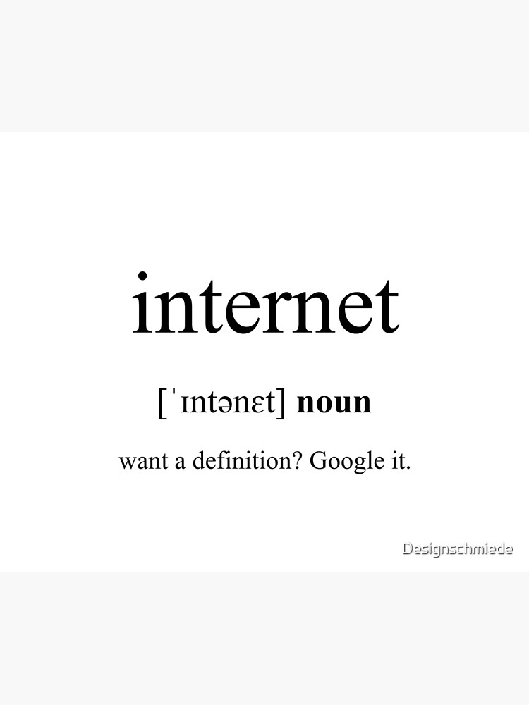 "Internet Definition | Dictionary Collection" Poster for Sale by ...