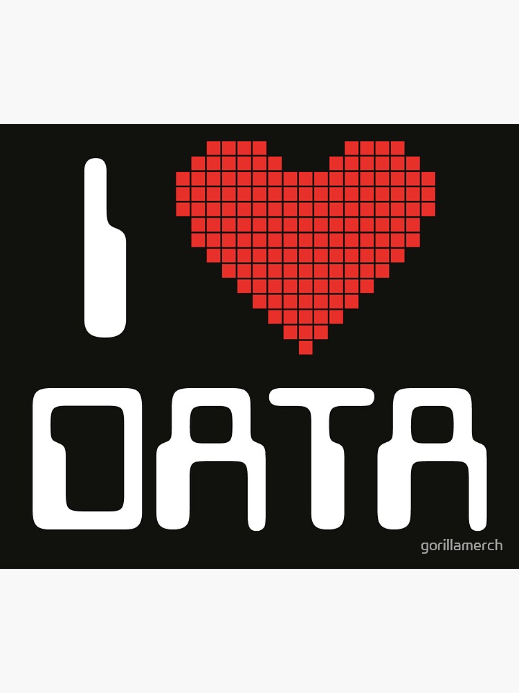 "I Love Data, Science And Statistics Gift" Sticker for Sale by ...