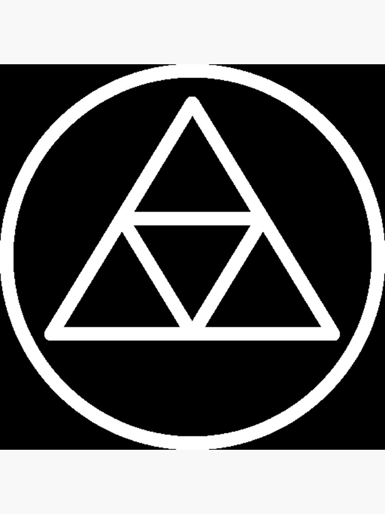 "Delta Triangle Encircled Symbol" Art Print by Spartawolf | Redbubble