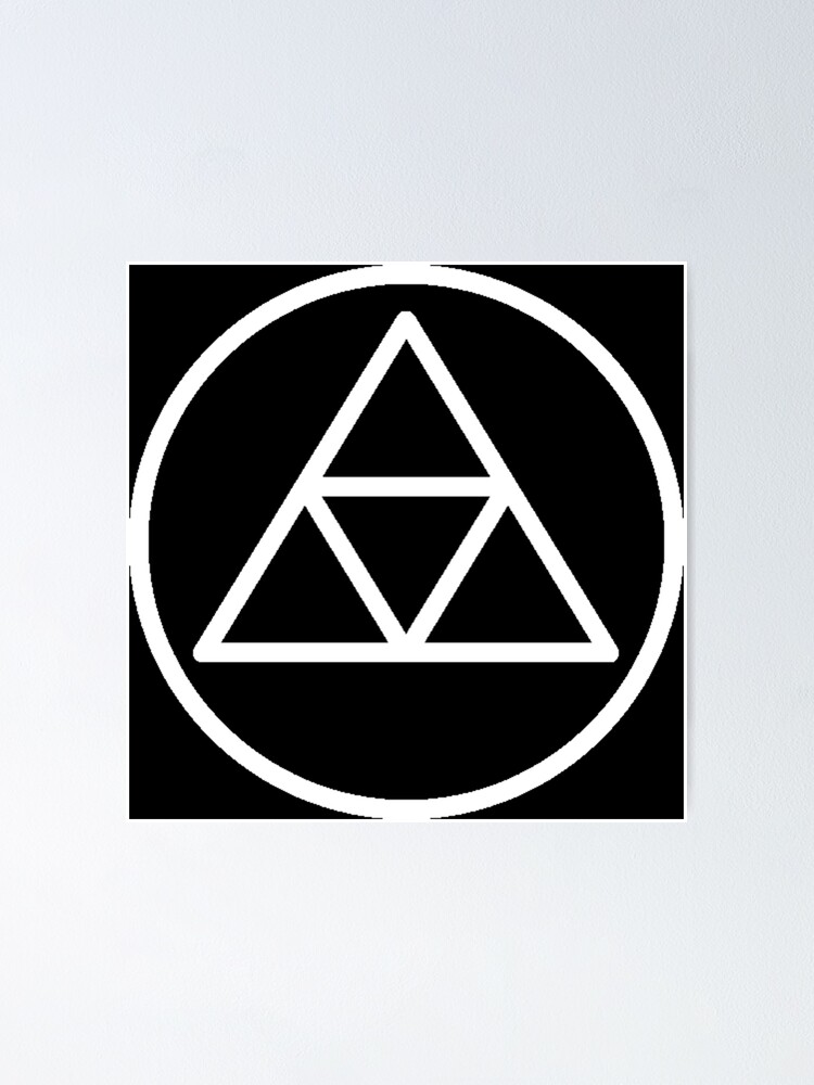 Poster « Symbole entouré du triangle du delta », par Spartawolf | Redbubble